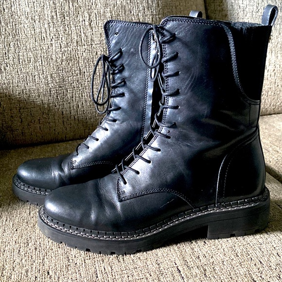Sam Edelman | Shoes | Sam Edelman Black Combat Boots | Poshmark